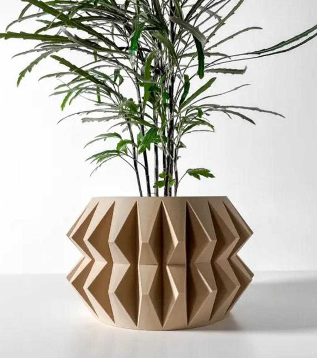Unique 3D Printed Planter/flower Pot With Drainage Holes, & Drip Tray ...
