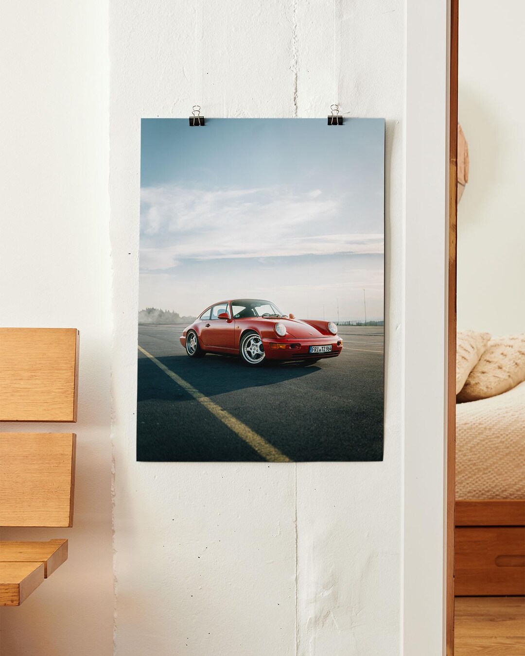 Porsche 964 Poster Limited Edition 10 Pieces 50 35cm Porsche 911 ...