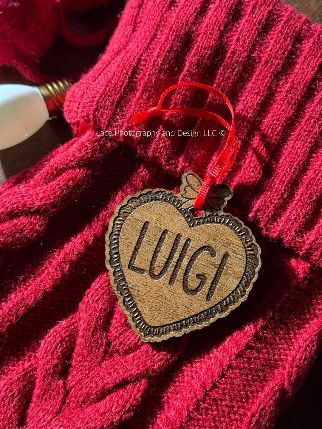 Luigi Wooden Ornament | Luigi is Daddy, Unique Gift, Activist Gift ...