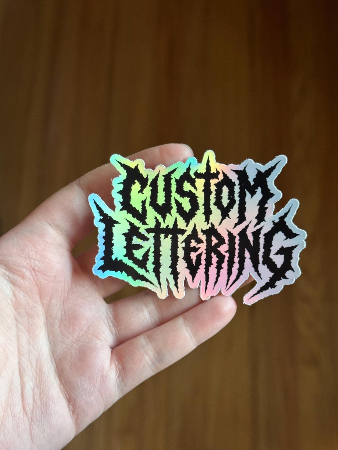 Personalized Heavy Metal Sticker | Customizable Sticker, Personalized ...