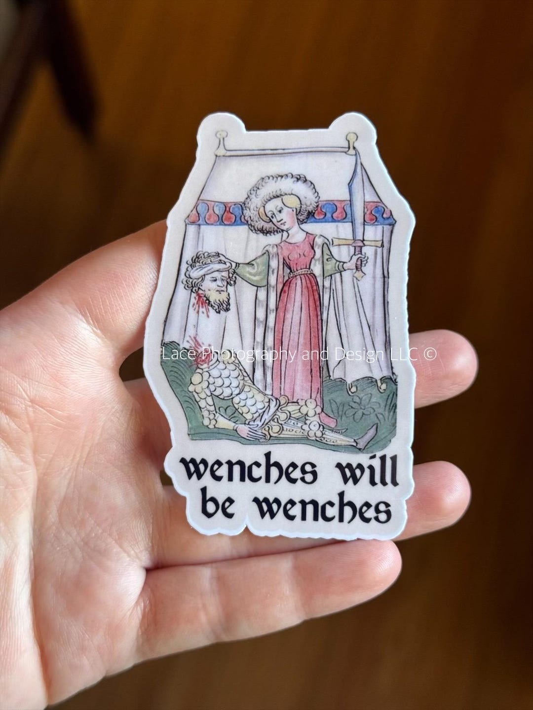 Wenches Will Be Wenches Medieval Humor Sticker | Meme Sticker, Unique ...