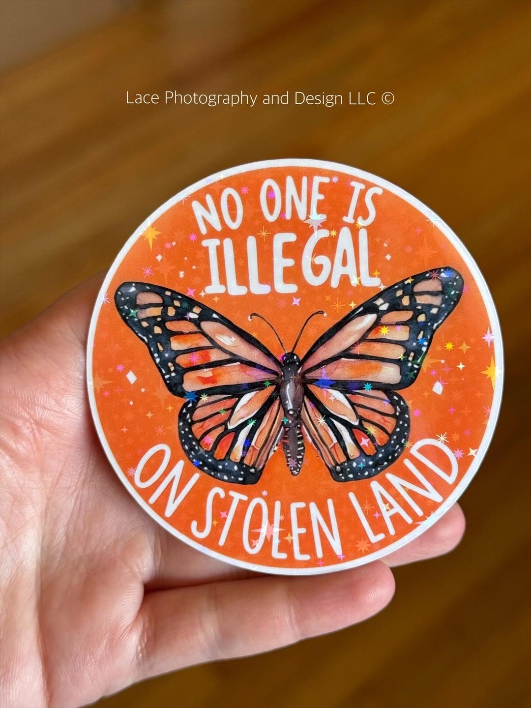 No One is Illegal on Stolen Land Sticker | Anti Trump, Anti Fascism ...