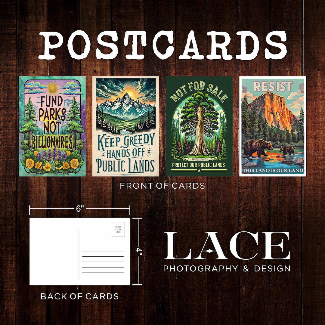 PRE-ORDER Protect National Parks Postcards | Activist Postcards, Fund ...