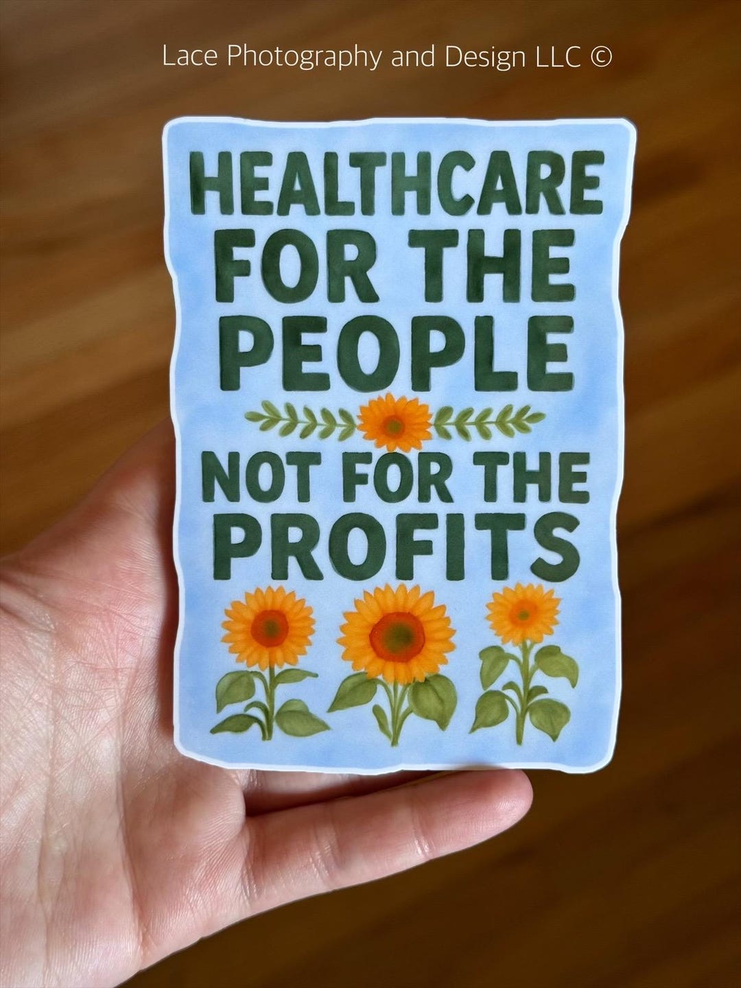 Healthcare for the People Not for the Profits Sticker | Anti Trump ...