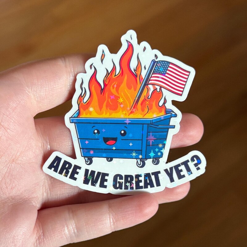 Are We Great yet Sticker - Etsy