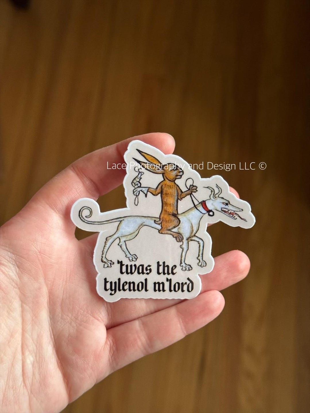 Twas the Tylenol M'lord Medieval Humor Sticker | Meme Sticker, Unique ...