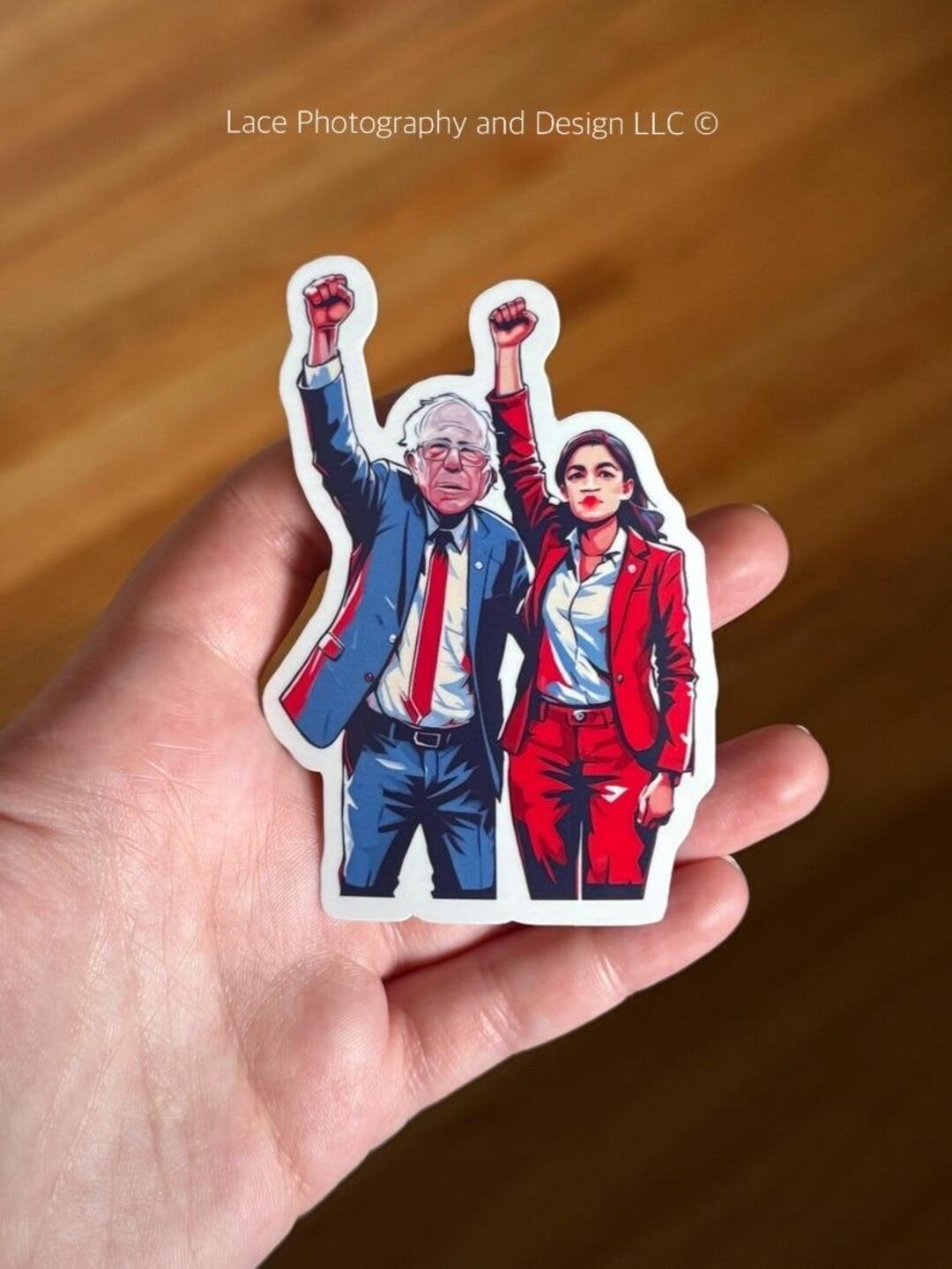 Bernie Sanders and AOC Resistance Sticker (THE ORIGINAL) | Anti Trump ...
