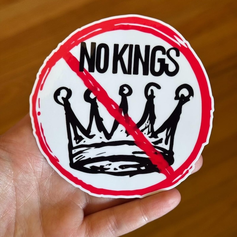 No Kings Bumper Sticker - Etsy