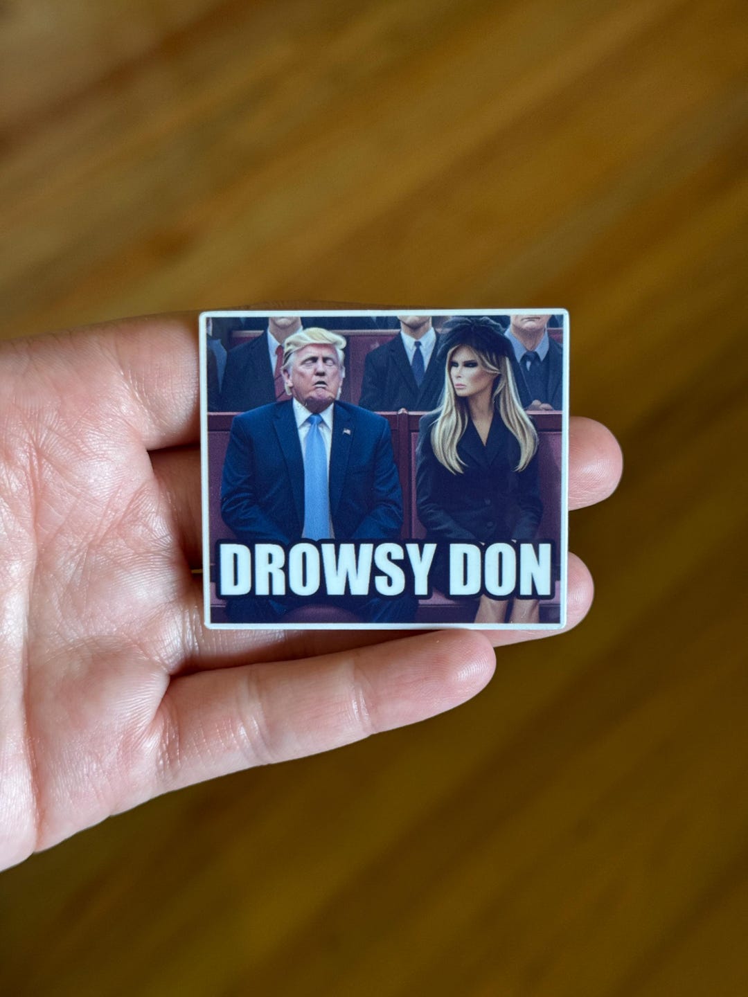Drowsy Don Meme Slap Sticker Pack | Anti Trump Sticker, Anti Fascism ...