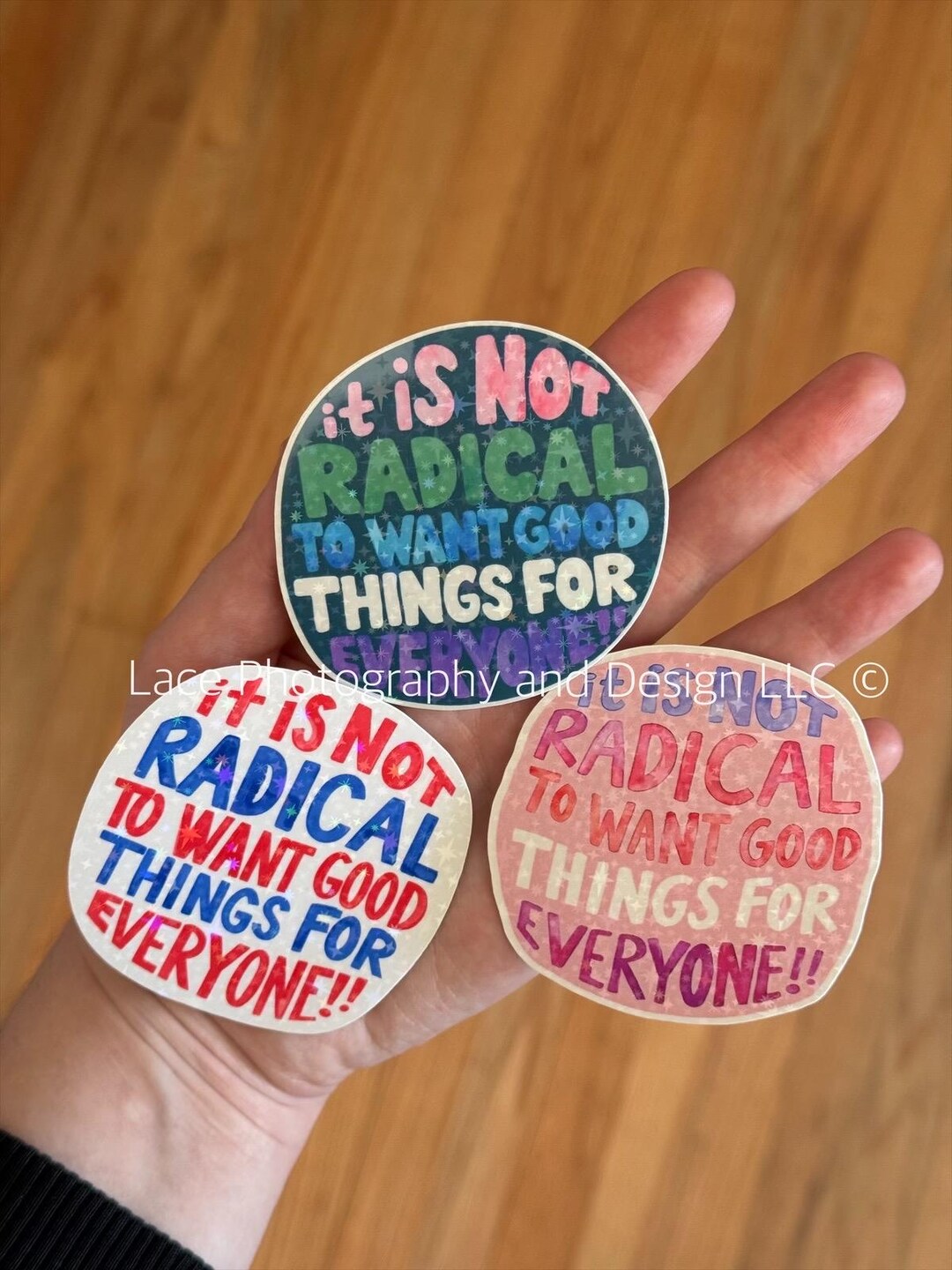 It is Not Radical to Want Good Things for Everyone Sticker | Anti Trump ...