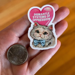Anti Fascism & Capitalism Cute Vintage Baby Animals Sticker Collection ...