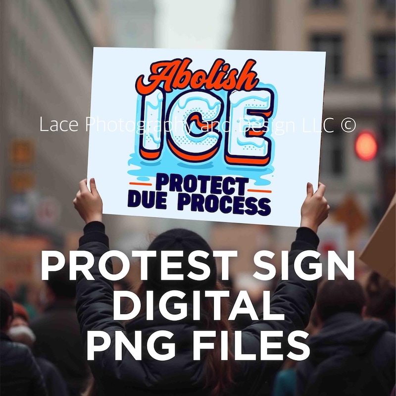 Ice Protest Sign - Etsy