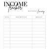 Printable Monthly Net Worth Tracker Minimalist Personal Finance ...
