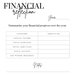 Year-end Financial Reflection Printable Yearly Financial Review ...