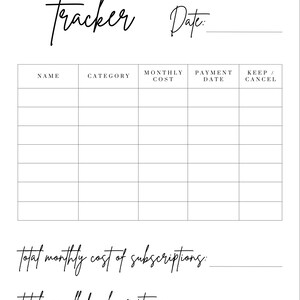 Personal Finance Printables Expense Tracker, Weekly Budget Planner ...
