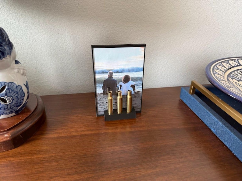 4x6 Photo and Military Memorial Brass Casing Display - Etsy