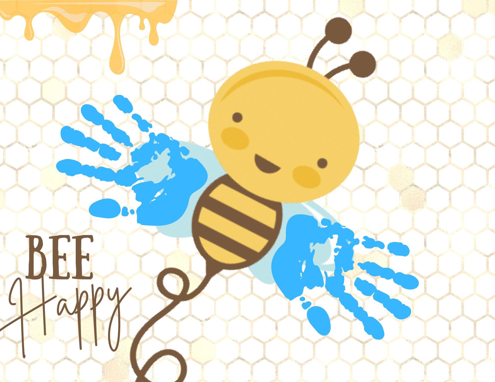 Spring Handprint Crafts - Etsy