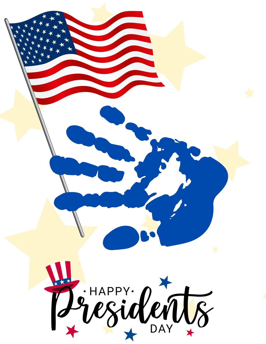 Presidents Day Handprint Craft - Etsy