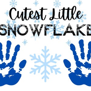 Winter Handprint Craft - Etsy