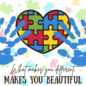 Autism Awareness Craft - Etsy