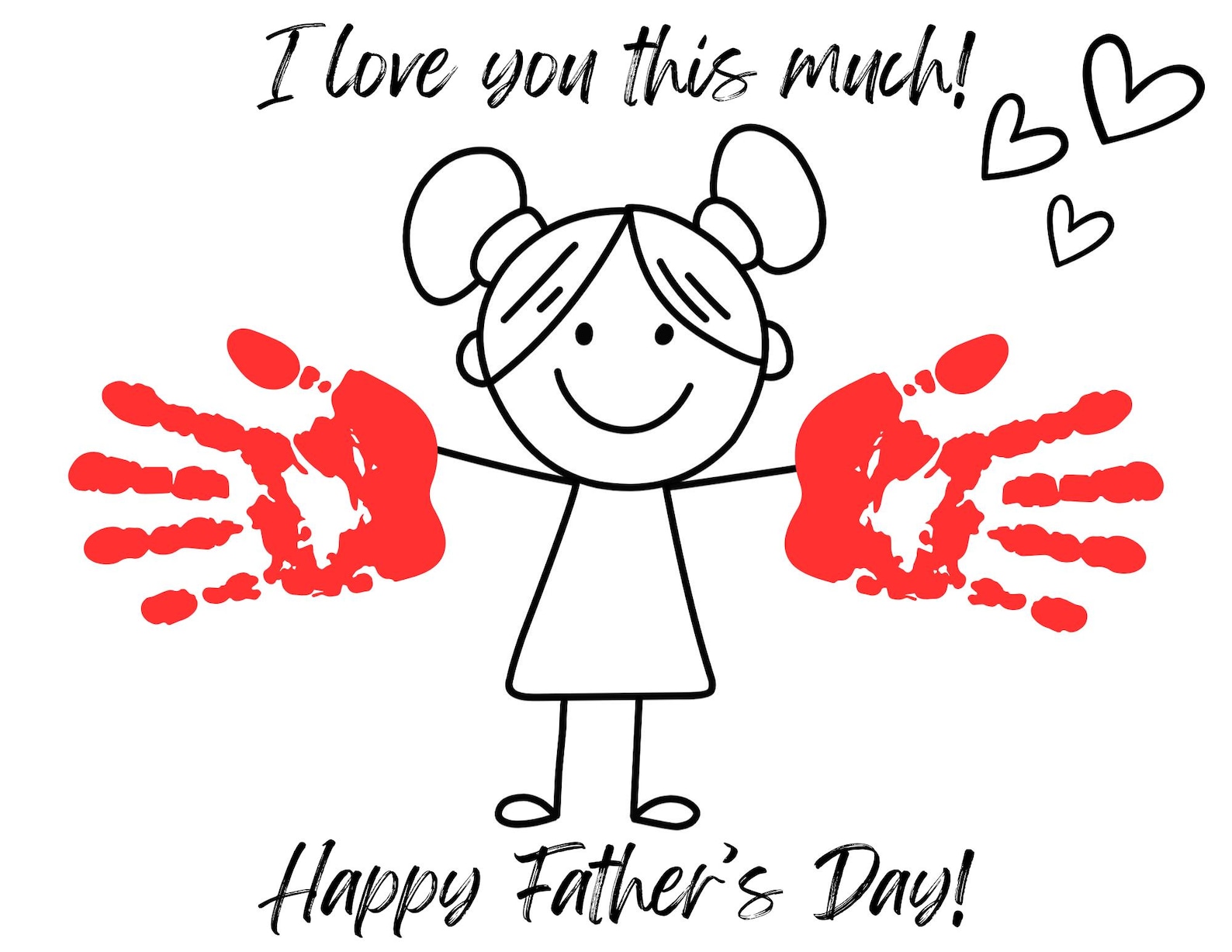 Father's Day Handprint Craft - Etsy