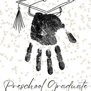 Last Day of School / Graduation Handprint Craft - Etsy