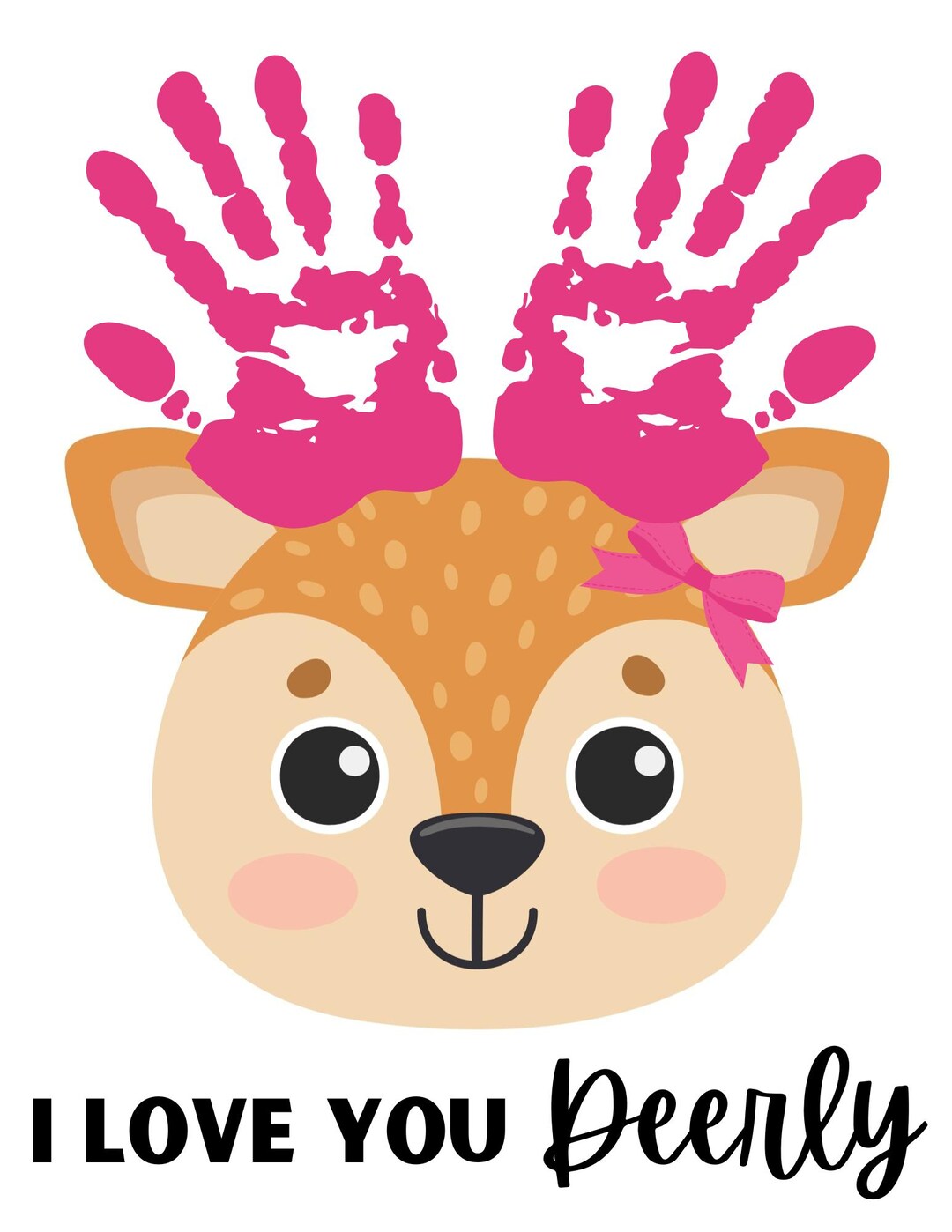 Valentines Day Handprint Crafts - Etsy