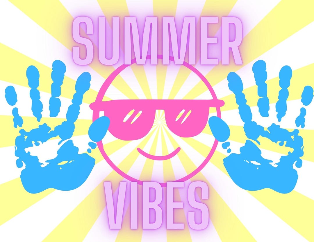Summer Handprint Craft - Etsy
