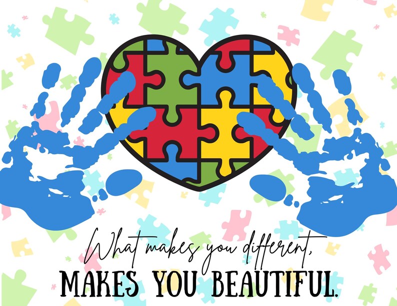 Autism Awareness Craft - Etsy