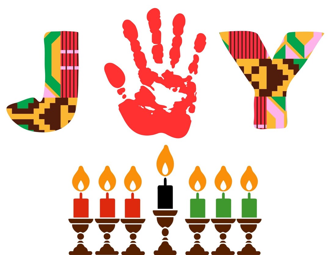 Kwanzaa Joy Handprint Craft - Etsy
