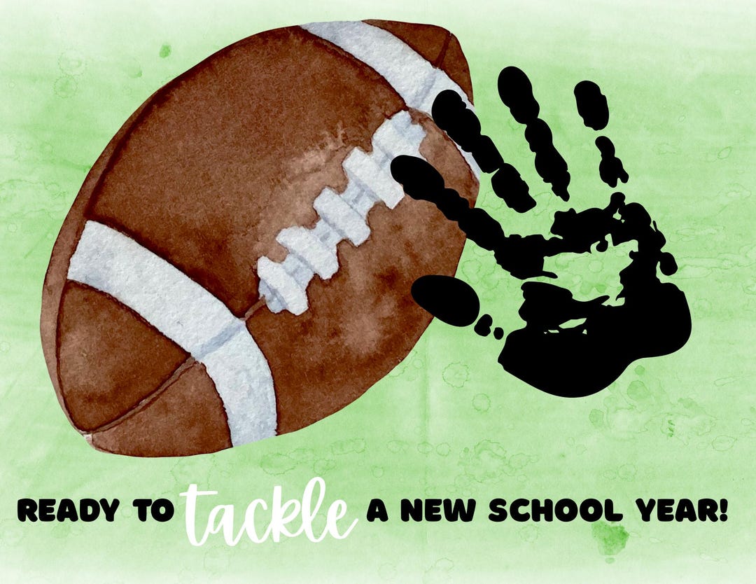 Back to School Handprint Craft - Etsy