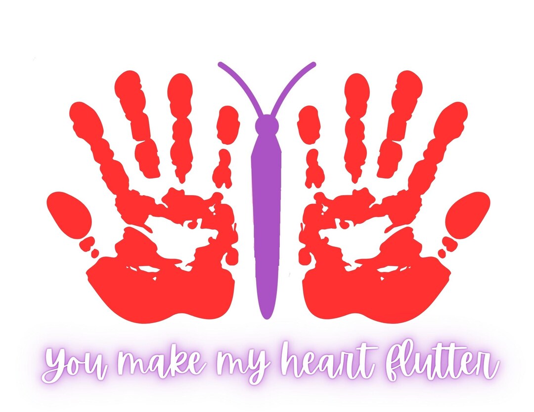 Valentines Day Handprint Crafts - Etsy