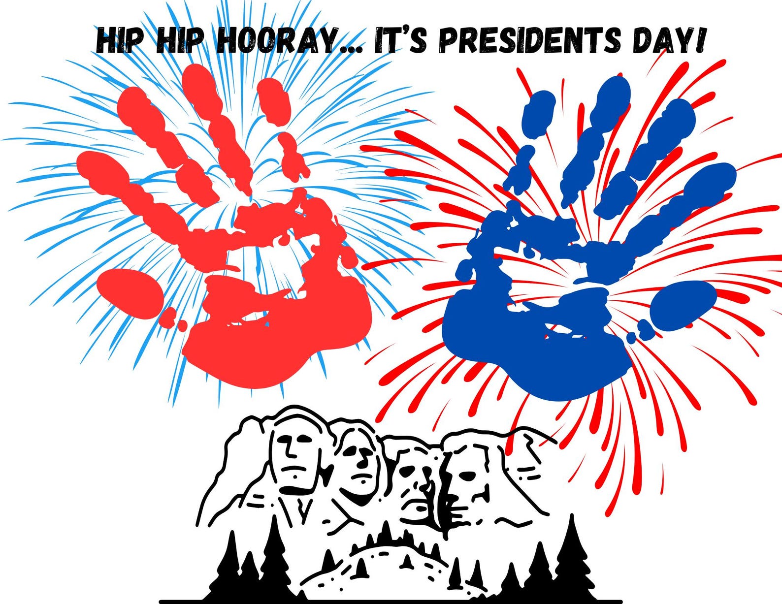 Presidents' Day Handprint Craft - Etsy