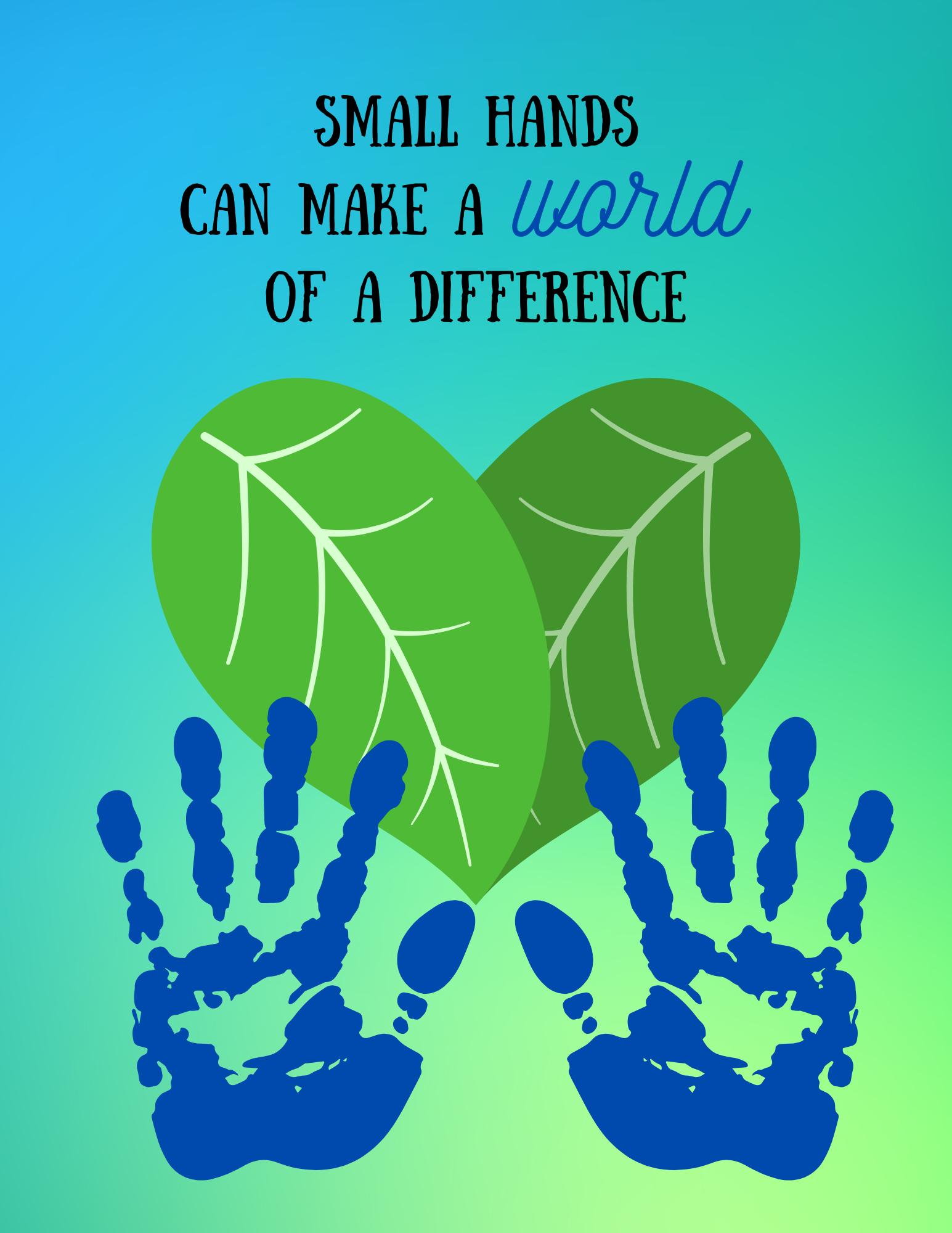 Earth Day Handprint Craft - Etsy