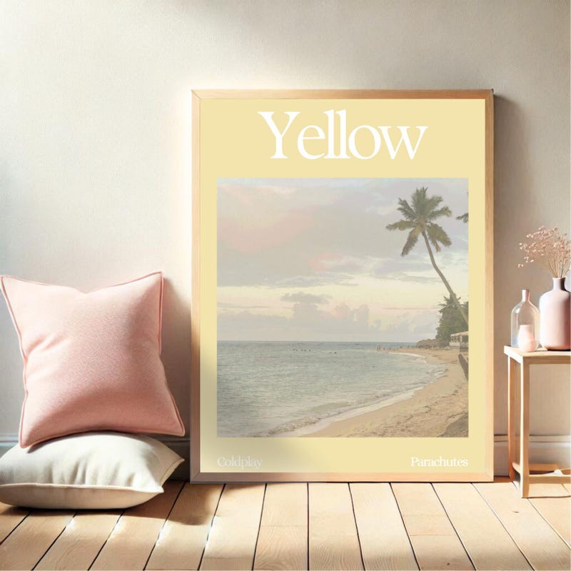 Coldplay Yellow - Etsy