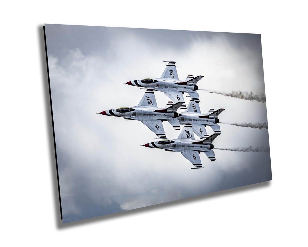 U.S. Air Force Thunderbirds Diamond Formation - Air Show - Print ...