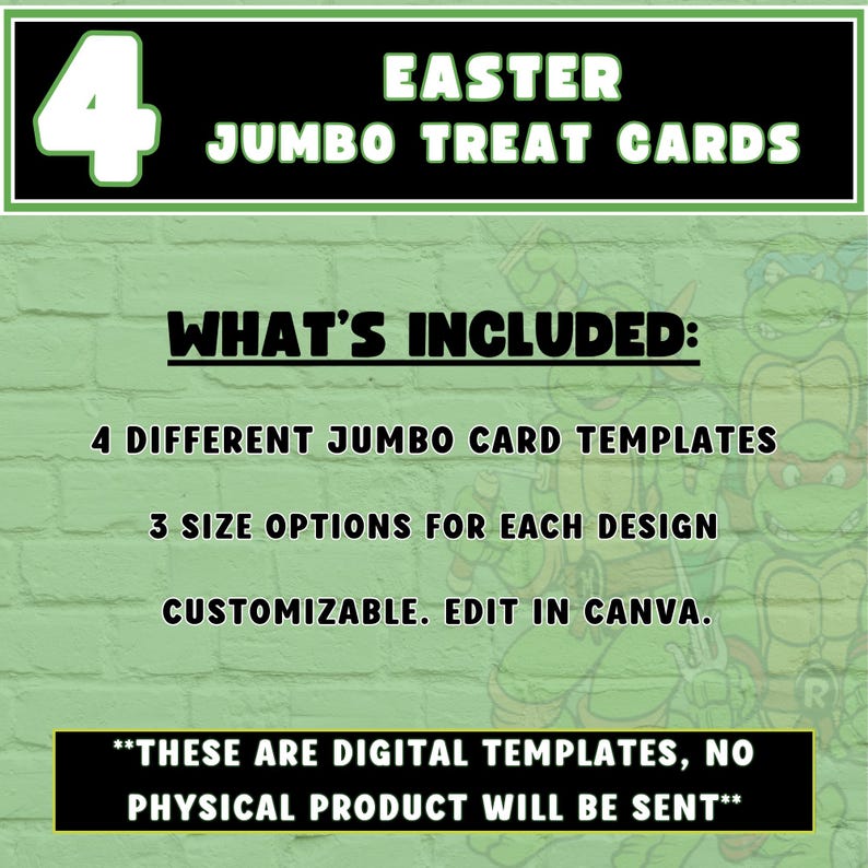 Jumbo Editable Easter Card Bundle, Easter Card Bundle Template ...