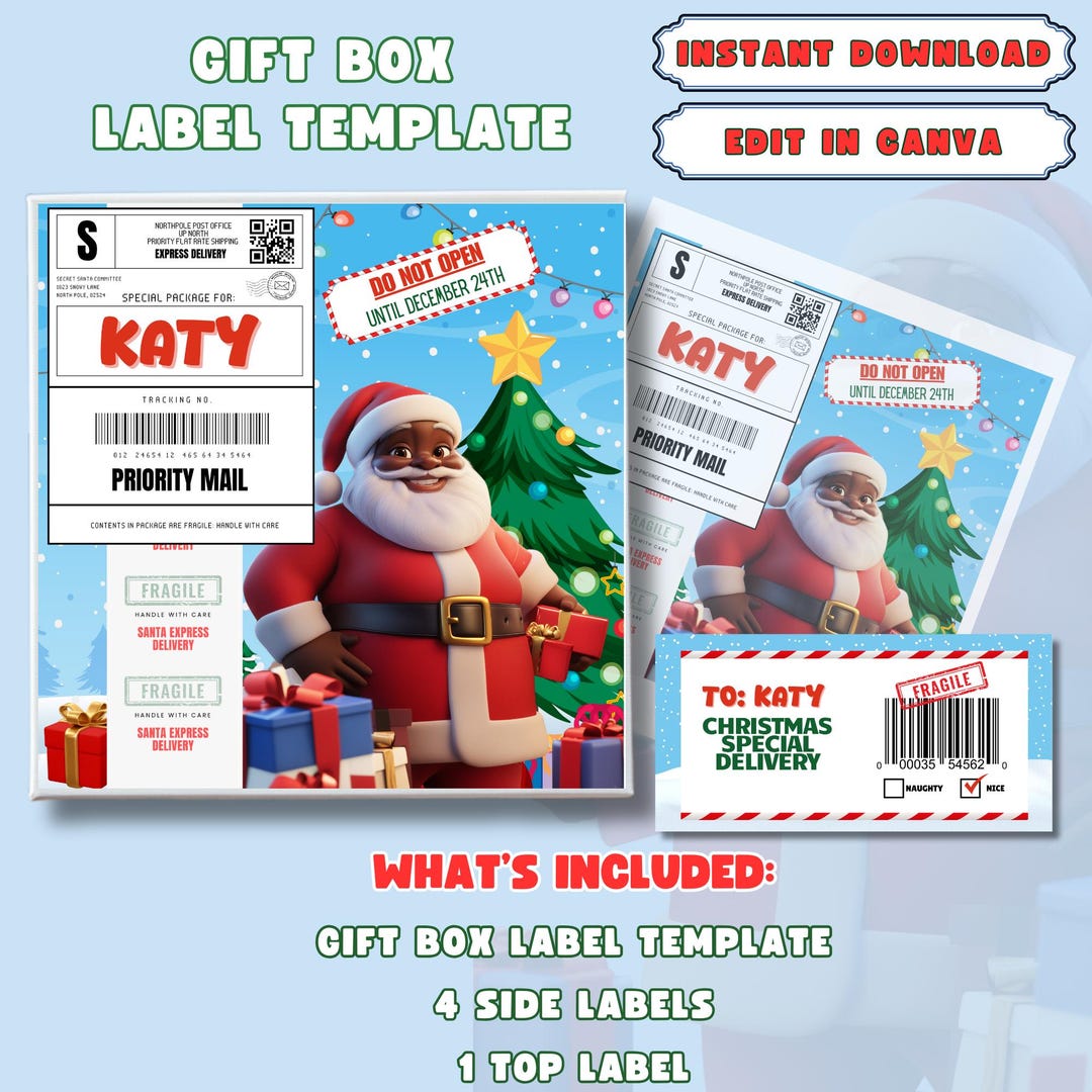 Christmas Eve Box, Santa Box, Gift Box, Christmas Gift Box Bundle ...