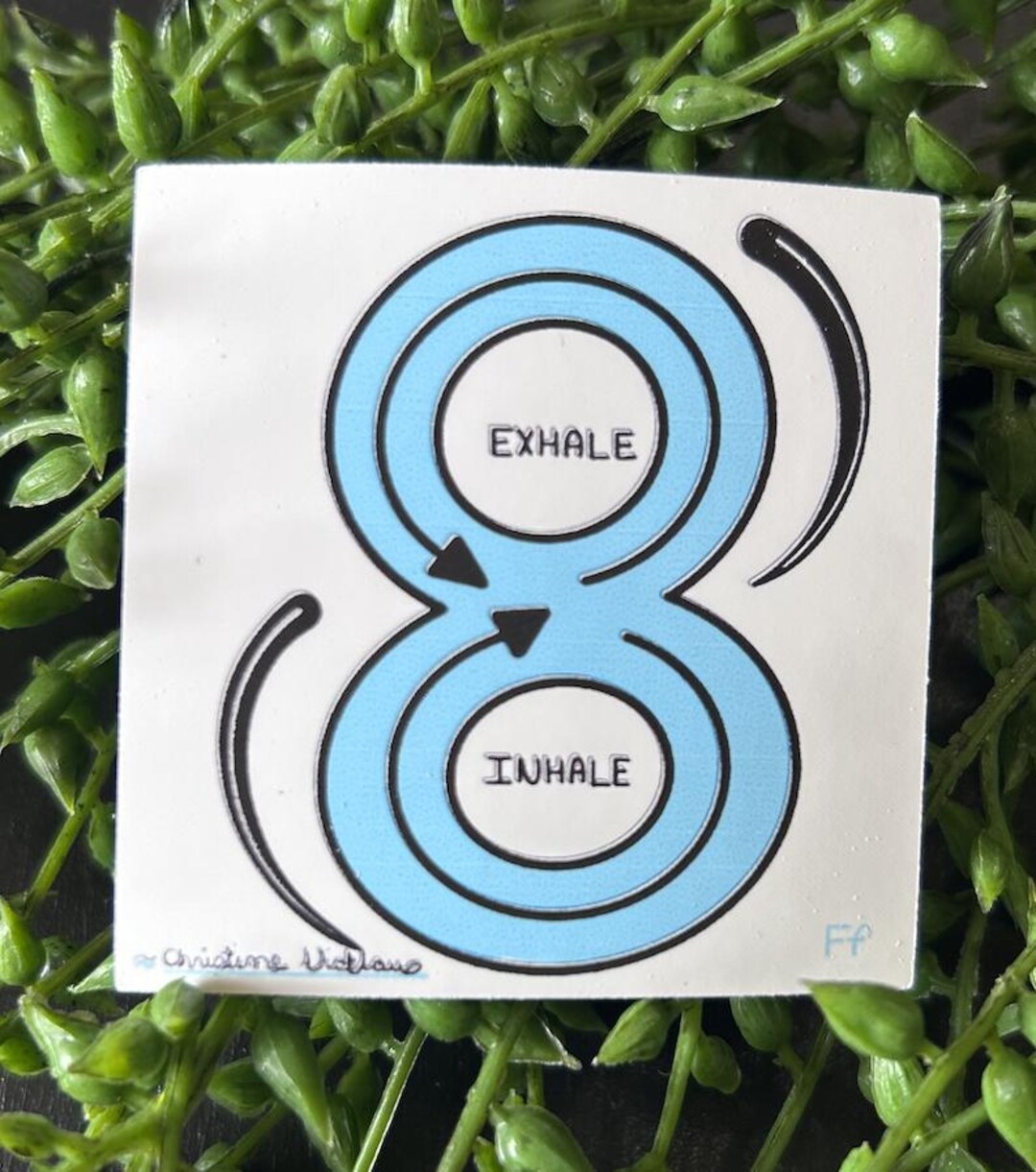 Figure 8 Breathing Sticker - Etsy