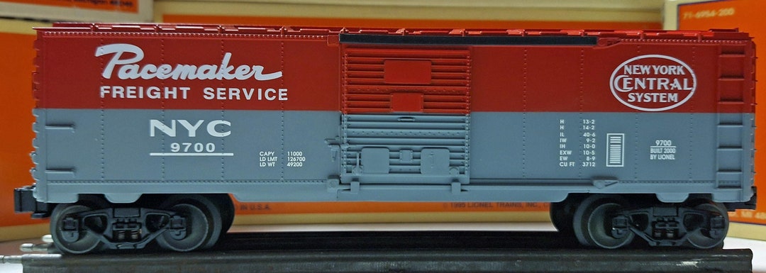 O Gauge Lionel New York Central Pacemaker Box Car 6-26285 - Etsy