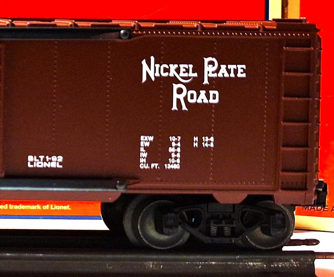 Lionel O & O27 Gauge Nickel Plate Road Double Door Boxcar (fallen Flags ...