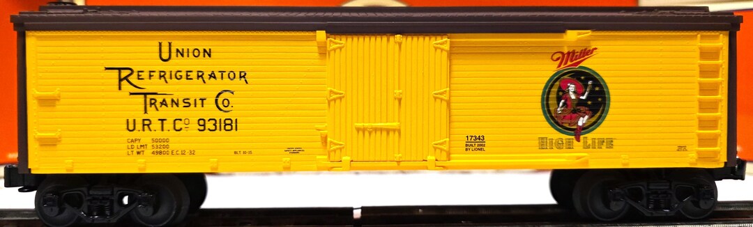 Lionel Standard O Gauge Miller Lady and Moon Reefer 6-17343 - Etsy