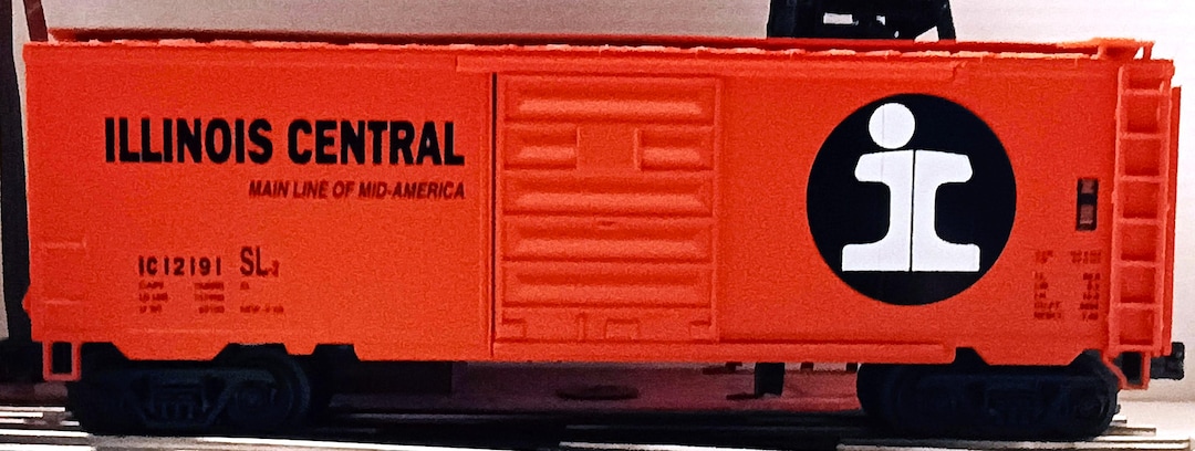 MTH O Scale Illinois Central Boxcar - Etsy
