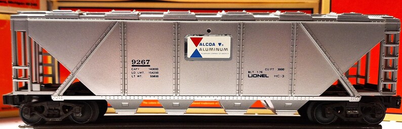 Lionel O/O27 Gauge Alcoa Covered Hopper - Etsy