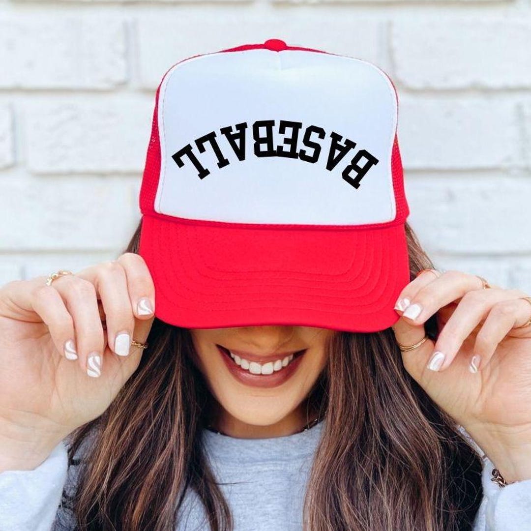 Upside Down Baseball Mom Hat Team Game Wear Custom Cap Women Baseball ...