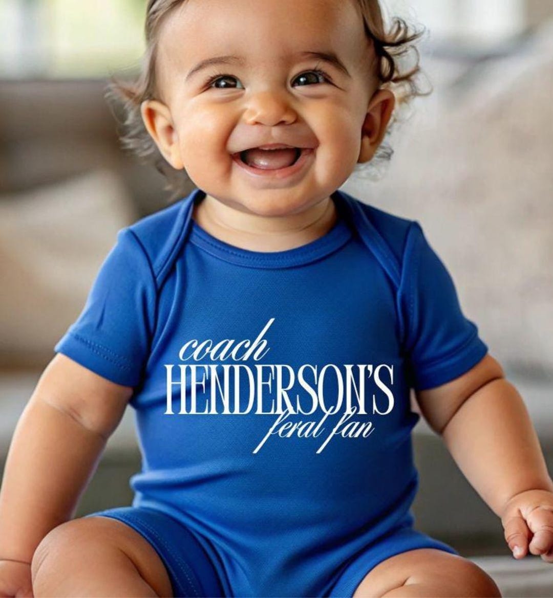Custom Baby Bodysuit for Funny Coach Baby Gift Feral Baby Shirt for ...