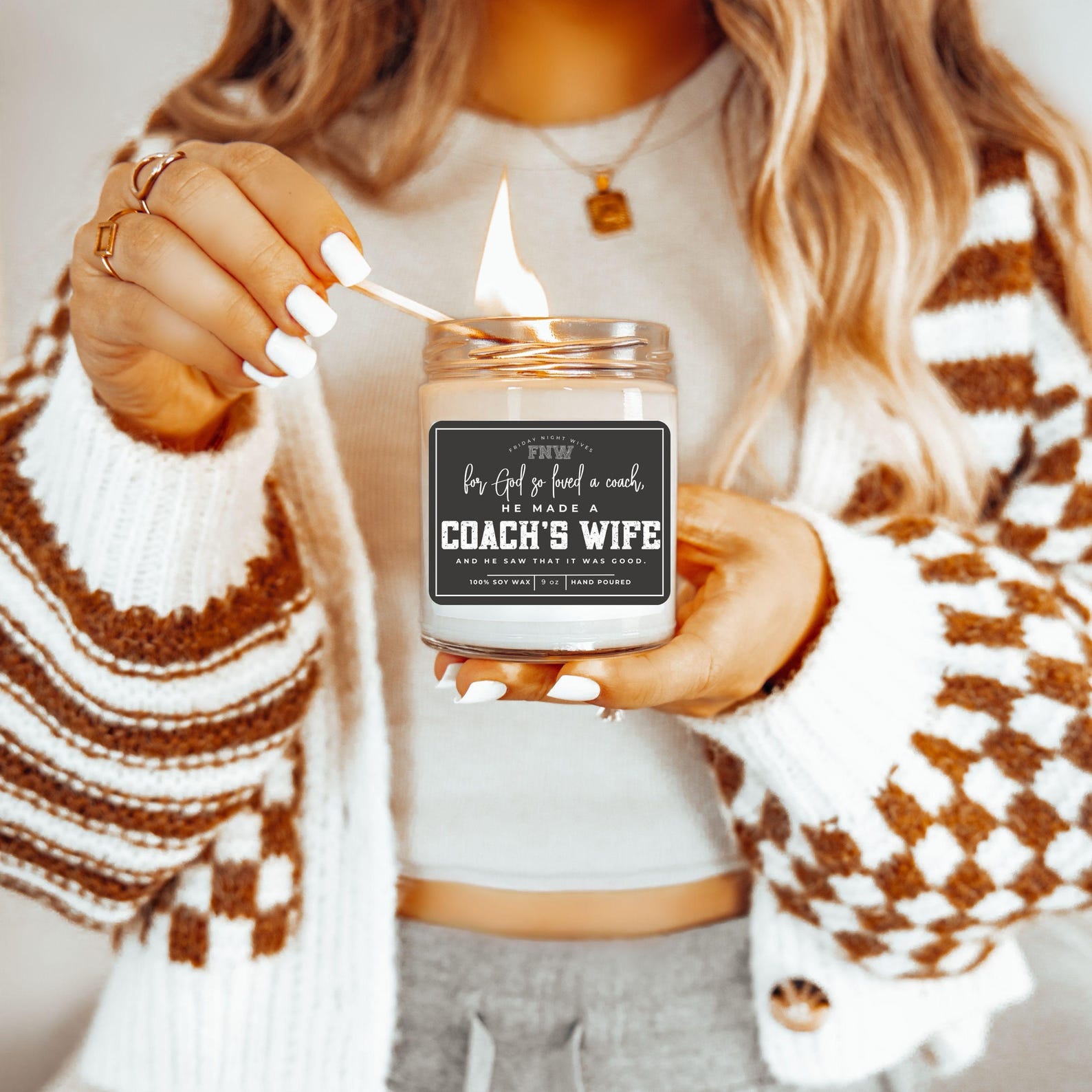 Coach's Wife Candle for End of Season Gift 9oz Sports Candle for ...