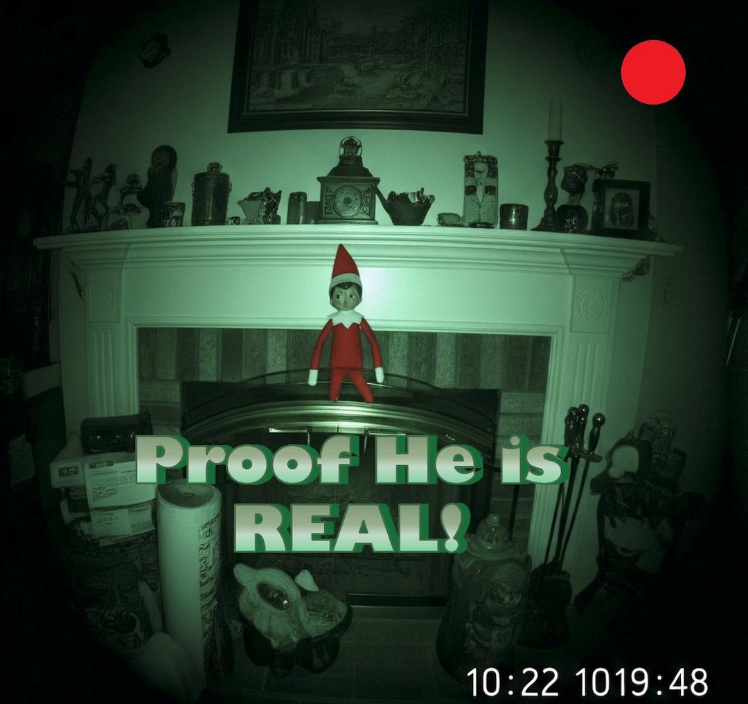 Christmas Elf Activity Kit: Night Vision Video Proof Start Any Night ...