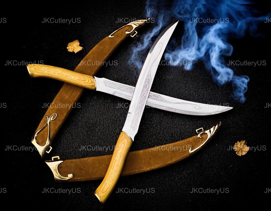 Handmade Legolas Greenleaf's Dagger Fantasy Twin Elven-style Blades ...