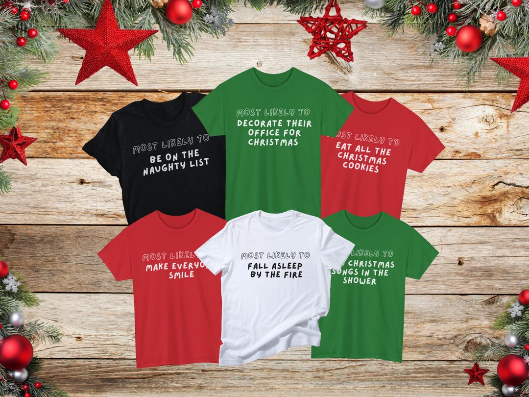 Family Fun Christmas Quotes, T-shirts for Family Matching, Funny ...